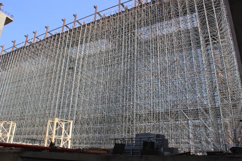 Modular Scaffolding Achieve the Target Perfectly at Wuhu Rail Station - TotalContec
