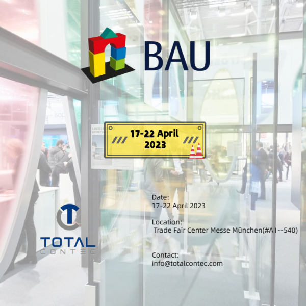Looking forward to meeting you at BAU 2023 in Germany - TotalContec